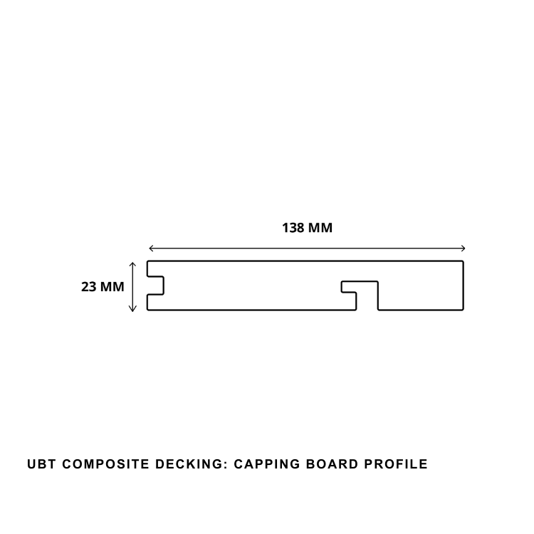 UBT Composite Capping Boards | Uptons Timber | Timber Decking